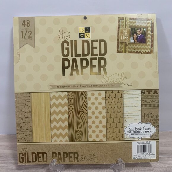 DCWV | Office | Dcwv Gilded Paper Stack 2 X 12 Paper Pad Papercrafts ...